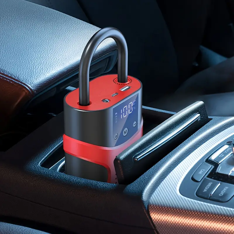 Traverse 2-in-1 Smart Tire Pump and Jump Starter, 1000A 12V Battery Bo